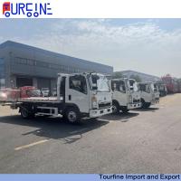 China Sinotruk HOWO 4X2 Rollback Tow Truck 3T 5T Flatbed Recovery Wrecker for Vehicle Rescue for sale