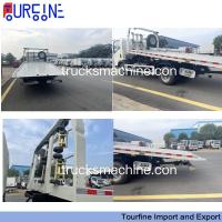 China Sinotruk HOWO 4X2 Rollback Tow Truck 3T 5T Flatbed Recovery Wrecker for Vehicle Rescue for sale