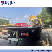 China FAW 4x2 Recovery Tow Truck 8 Ton with Crane Flatbed Wrecker Truck for Vehicle Rescue for sale