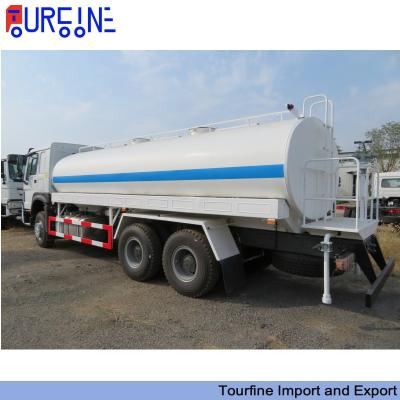 China 18000L Sinotruk HOWO Water Tank Truck 6X4 with Stainless Steel Tank for sale