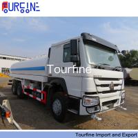 China 18000L Sinotruk HOWO Water Tank Truck 6X4 with Stainless Steel Tank for sale