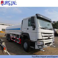 China HOWO RHD/LHD 20000L Water Tank Truck 6X4 with Aluminum Alloy Tank for sale