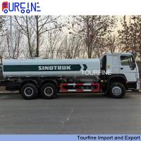 China HOWO RHD/LHD 20000L Water Tank Truck 6X4 with Aluminum Alloy Tank for sale