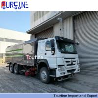 China SINOTRUK HOWO 12000L Vacuum Road Sweeper Truck for High Pressure Water Flushing Street Cleaning for sale