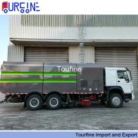 China SINOTRUK HOWO 12000L Vacuum Road Sweeper Truck for High Pressure Water Flushing Street Cleaning for sale