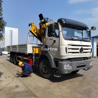 China Knuckle Boom Beiben 6×4 Truck Mounted Crane with 10 Ton Hydraulic Lifting Capacity for sale