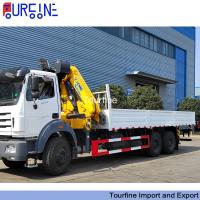 China Knuckle Boom Beiben 6×4 Truck Mounted Crane with 10 Ton Hydraulic Lifting Capacity for sale