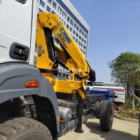 China Knuckle Boom Beiben 6×4 Truck Mounted Crane with 10 Ton Hydraulic Lifting Capacity for sale