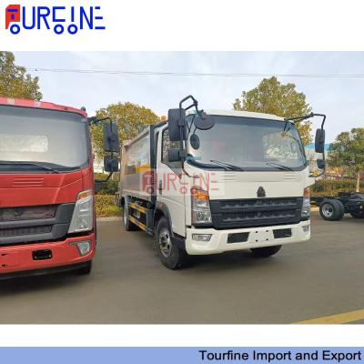 China 10CBM Hydraulic Garbage Truck HOWO 6 Wheel Chassis for Municipal Waste Collection for sale