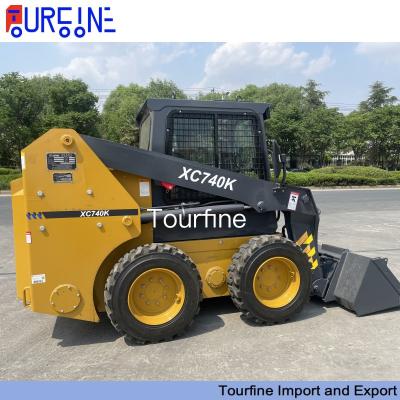 China XC770K Heavy-Duty Skid Steer Loader with Quick Attachment System for sale