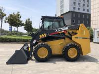 China XC750K Skid Steer Loader with 4-in-1 Bucket for Construction for sale