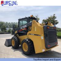 China XC750K Skid Steer Loader with 4-in-1 Bucket for Construction for sale