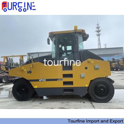 China XP163 16 Ton Pneumatic Tire Road Roller Road Construction Equipment With Yuchai Engine for sale