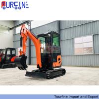 China 1.8 Ton 0.04CBM Crawler Mini Excavator Machine For Farming And Construction for sale