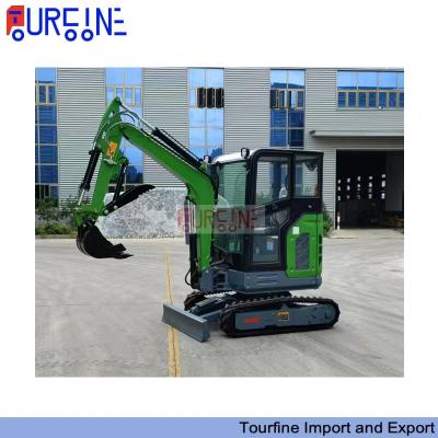 China MIni Crawler Excavator 2 Ton 0.07 CBM Bucket Small Excavator For Farm Construction for sale
