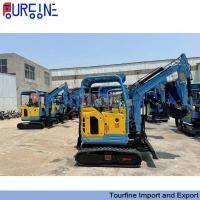 China MIni Crawler Excavator 2 Ton 0.07 CBM Bucket Small Excavator For Farm Construction for sale
