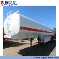 China 45 CBM 3 Axle Fuel Tank Semi Trailer for Commercial Fuel Logistics for sale