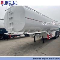 China Tri Axle 40 CBM Fuel Tanker Semi Trailer For Diesel And Petrol Transport for sale