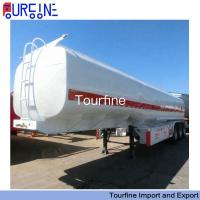 China 3 Axle 50 CBM 50000L Fuel Tank Semi Trailer for Diesel and Petrol Transport for sale