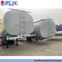China 3 Axle 50 CBM 50000L Fuel Tank Semi Trailer for Diesel and Petrol Transport for sale