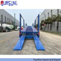 China Steel Frame 8 Cars Car Carrier Truck Trailer 2 Axles Vehicle Transport Semi Trailer for sale