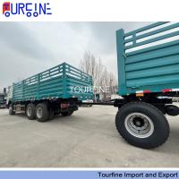 China 3 Axle 20 Ton Heavy Duty Drawbar Full Trailer for General Cargo Transport for sale