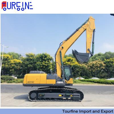 China XCMG XE215C 21 Ton Hydraulic Crawler Excavator For Construction Demanding Earthmoving for sale