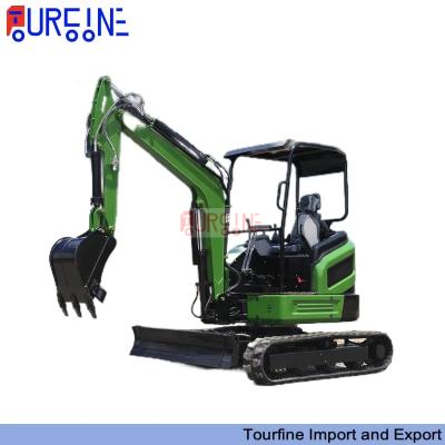 China 2.6 Ton Mini Crawler Excavator Machinery with 0.075 CBM Bucket for Construction for sale