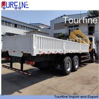 China Sinotruk HOWO 10 Wheel Truck Mounted Crane with 10 Ton Telescopic Boom for sale
