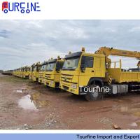 China Sinotruk HOWO 10 Wheel Truck Mounted Crane with 10 Ton Telescopic Boom for sale