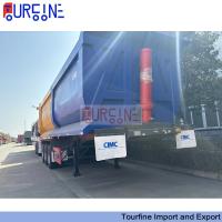 China Tri Axle 40 Ton Rear Dump Semi Trailer For Sand Stone Aggregate Transportation for sale