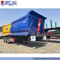China Tri Axle 40 Ton Rear Dump Semi Trailer For Sand Stone Aggregate Transportation for sale