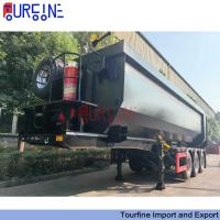 China 3 Axle 80 Ton Heavy Duty Dump Semi Trailer for Coal Stone and Aggregate Transport for sale