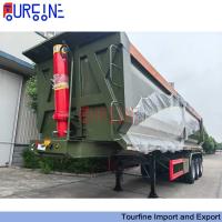 China 3 Axle 80 Ton Heavy Duty Dump Semi Trailer for Coal Stone and Aggregate Transport for sale