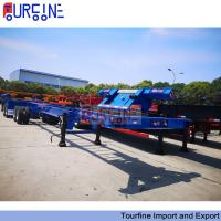 China 2 Axle Skeleton Trailer for Shipping 20FT Container Transportation for sale