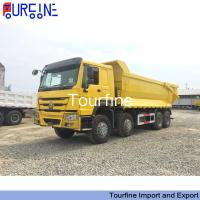 China 8x4 12 Wheels Sinotruk Howo 336HP Heavy Dump Truck 50 Ton Tipper Truck For Africa Road Construction for sale