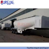 China 3 Axle 50 CBM Dry Bulk Tank Semi Trailer for Cement and Powder Transport for sale