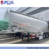 China 3 Axle 50 CBM Dry Bulk Tank Semi Trailer for Cement and Powder Transport for sale