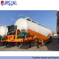 China 3 Axle 50 CBM Dry Bulk Tank Semi Trailer for Cement and Powder Transport for sale