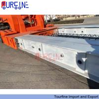 China 4 Axle 80 Ton Extendable Flatbed Semi Trailer for 40FT and 45FT Container Transport for sale