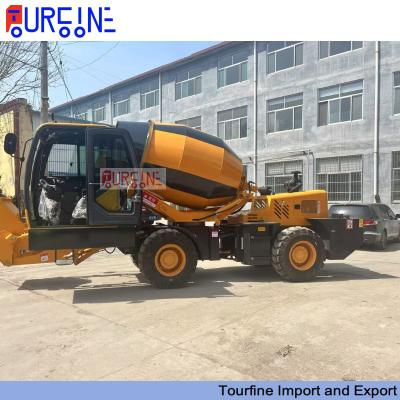 China 3.5cbm Self Loading Concrete Mixer Truck TF350 for Efficient Mixing for sale