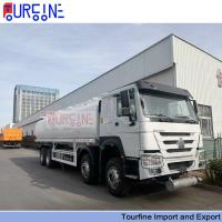 China 35000L HOWO 8x4 Diesel Fuel Tanker Truck Oil Bowser Truck for Africa Fuel Transport for sale