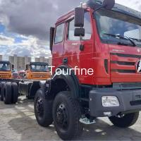 China Beiben NG80B 380HP 8x8 Off Road Cargo Truck Chassis for DRC Congo for sale