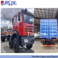 China Beiben NG80B 380HP 8x8 Off Road Cargo Truck Chassis for DRC Congo for sale