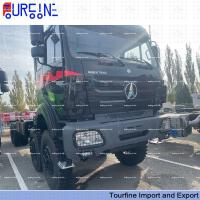 China Beiben NG80B 380HP 8x8 Off Road Cargo Truck Chassis for DRC Congo for sale