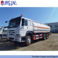 China SINOTRUK HOWO 25000L Fuel Tank Truck With Fuel Dispenser 6X4 Diesel Oil Transport Tanker Truck For Sale for sale