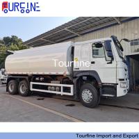 China SINOTRUK HOWO 25000L Fuel Tank Truck With Fuel Dispenser 6X4 Diesel Oil Transport Tanker Truck For Sale for sale
