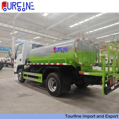 China Isuzu Mini Water Tank Truck 2000L Capacity for Road Cleaning, Dust Control and Water Transport for sale