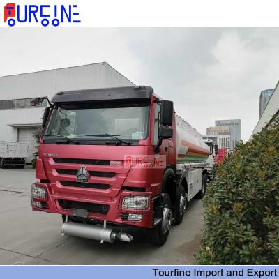 China HOWO Fuel Transport Truck 30000L 30CBM 12 Wheel for African Logistics for sale