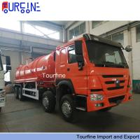 China 20000L Sinotruk HOWO 12 Wheel Vacuum Sewage Suction Truck for Waste Water Collection for sale
